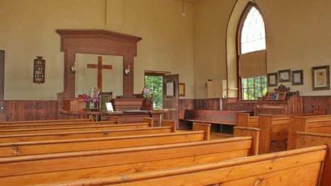 Ellis-Chapel-1861-And-Cemetery31.Jpg - Inside Ellis Church - Ominous