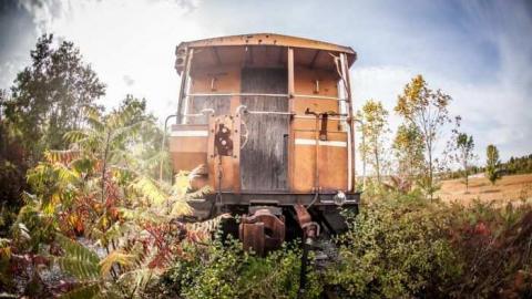 Train-On-Decommissioned-Track21.Jpg - Ghost Train - Ominous
